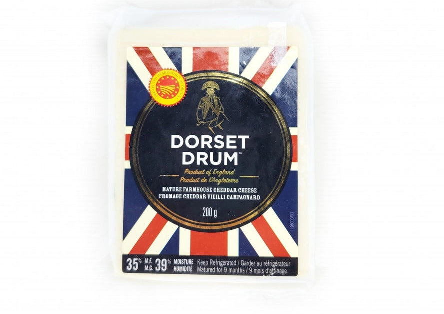Dorset Drum Mature Farmhouse Cheddar Cheese - 200g | The British Touch